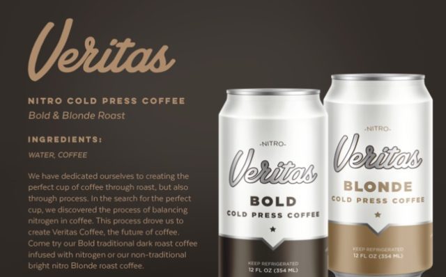 Veritas Coffee releases cold press coffee in cans - Comunicaffe ...