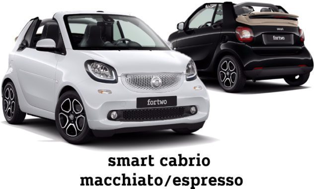 Smart introduces exclusive coffee-themed special edition cabrio in Japan