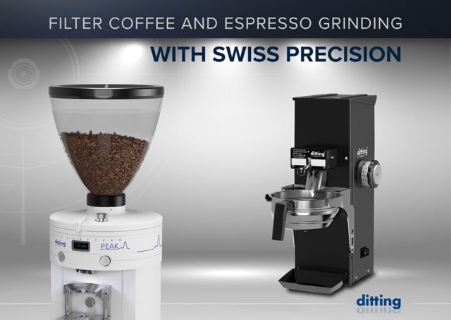Ditting at Host: Filter coffee and espresso grinding with Swiss precision