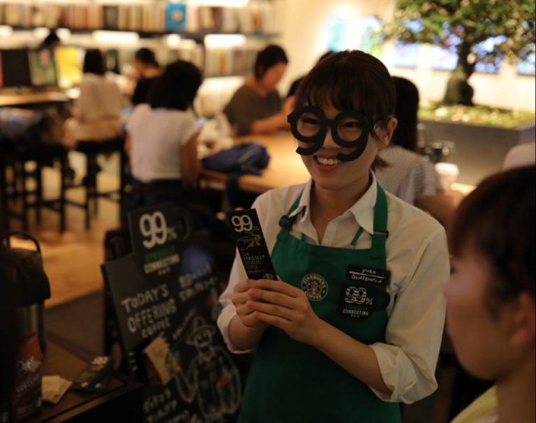 Starbucks stores in Japan celebrate 99% ethically sourced coffee