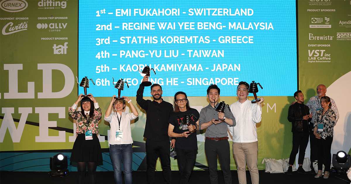All the winners of the World Coffee Championships in Belo Horizonte