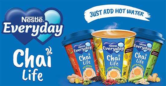 Nestlé steps into instant tea mix market with Everyday Chai Life