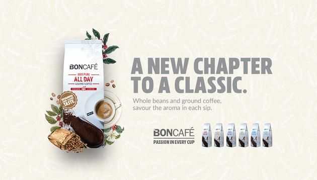 Boncafé launches campaign to promote new packaging design