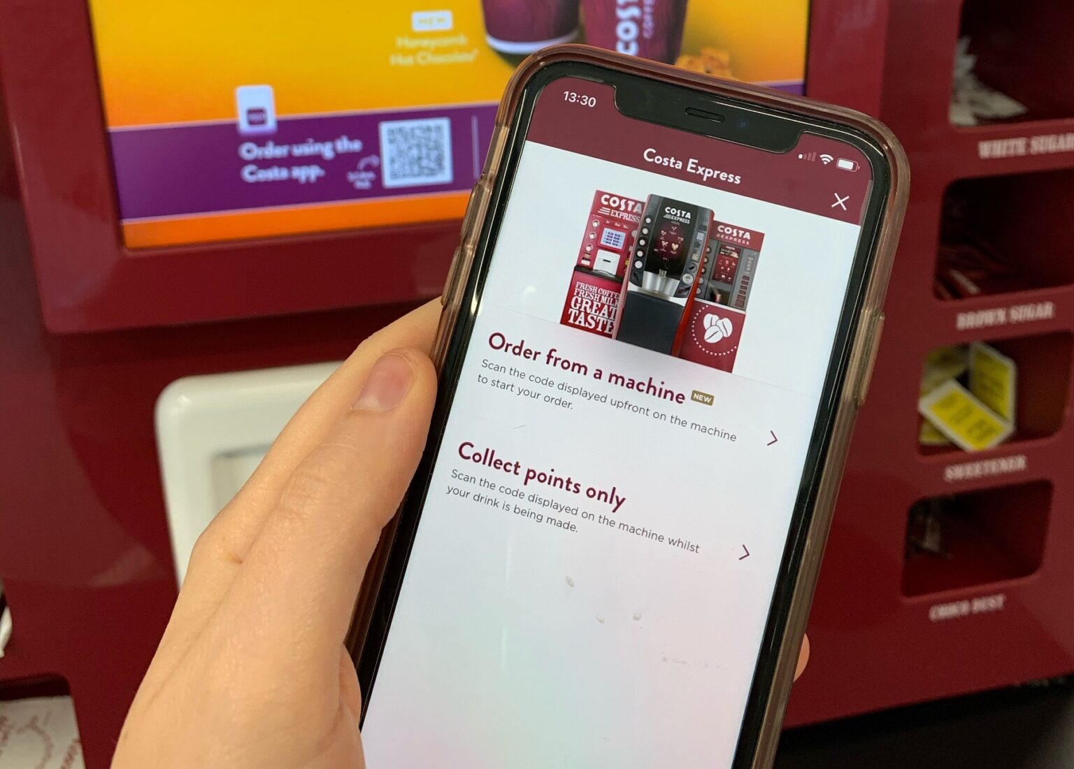 Costa Express introduces a contactless ordering system in 9,000 outlets