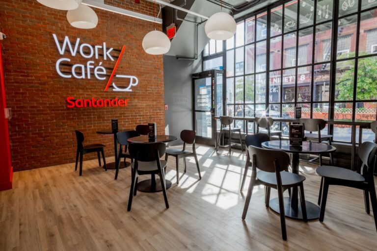 Santander Bank opens first US Work Café in Williamsburg, Brooklyn