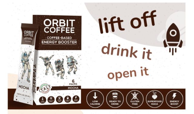 Orbit Coffee delivers energy wrapped in an Italian chocolate flavor