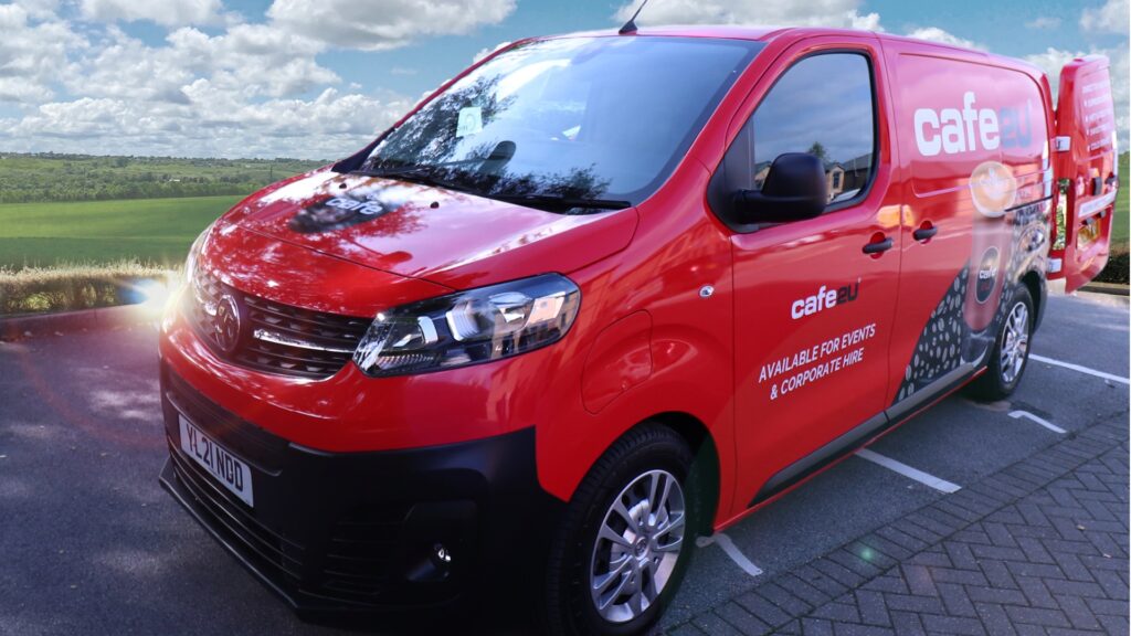 UK’s franchise Cafe2U lunches world’s first emissions-free coffee van