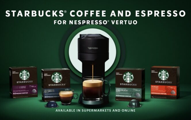 Nestlé, Starbucks launch range of capsules for Nespresso Vertuo