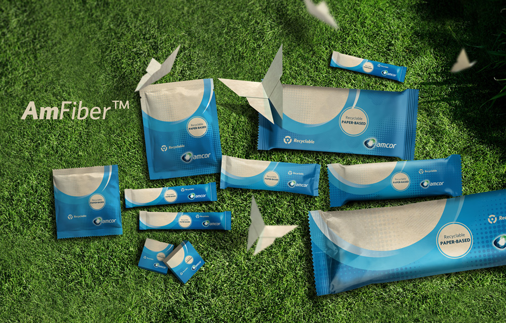 Amcor launches new platform for paper-based packaging products