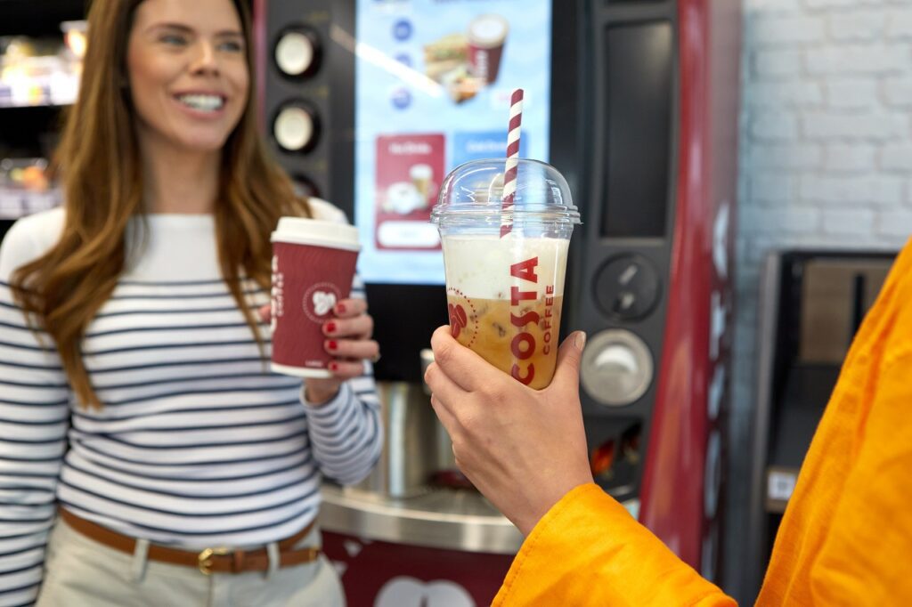 Costa Coffee to roll out vending machines serving both hot and iced drinks